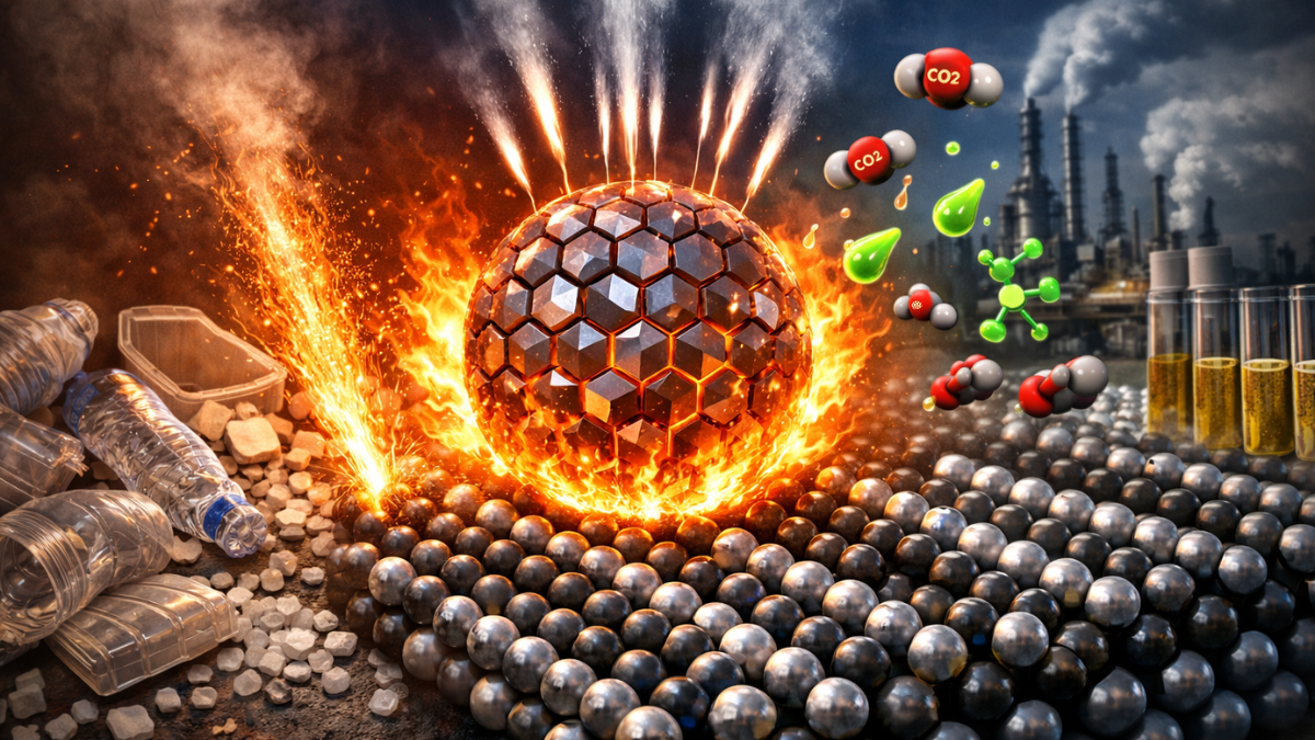 Scientists found a cheap metal catalyst that breaks down plastic waste ...